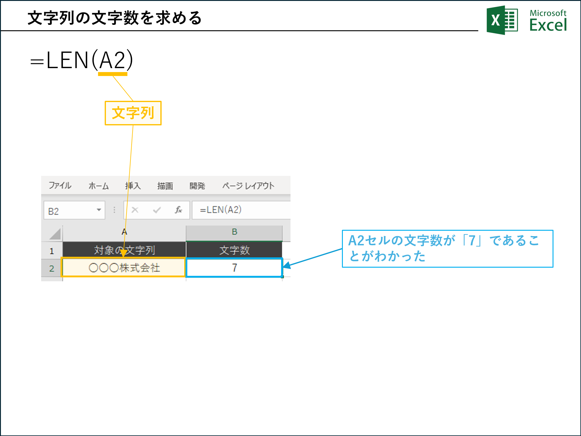 201-01｜Excel LEN/LENB関数の使い方｜文字数やバイト数をカウントする方法 | excel15.com｜Excel関数の使い方