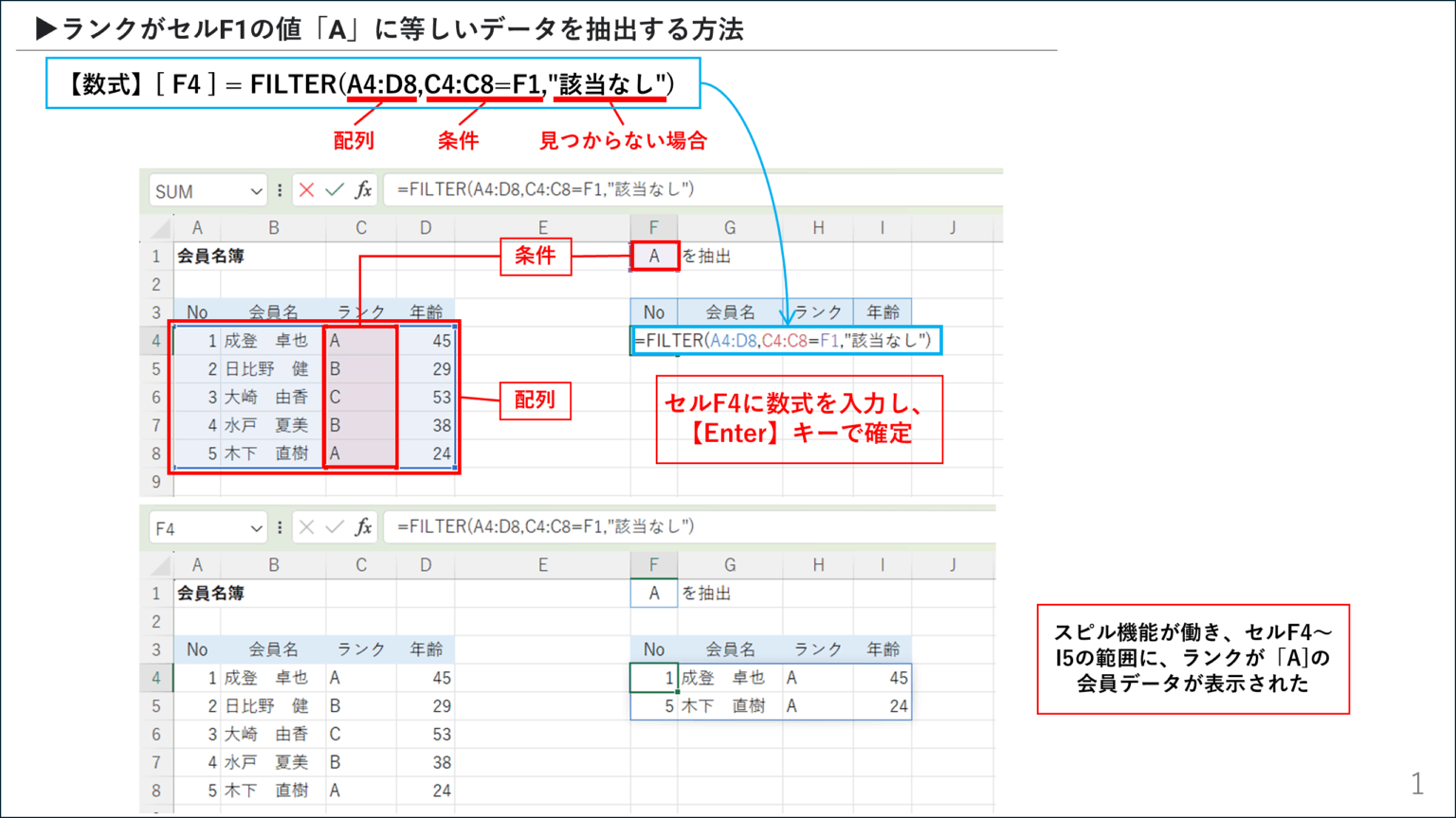g740｜【Excel動的配列の真骨頂】FILTER関数で条件に合うデータを一瞬で抜き出す方法 | excel15.com｜Excel関数の使い方